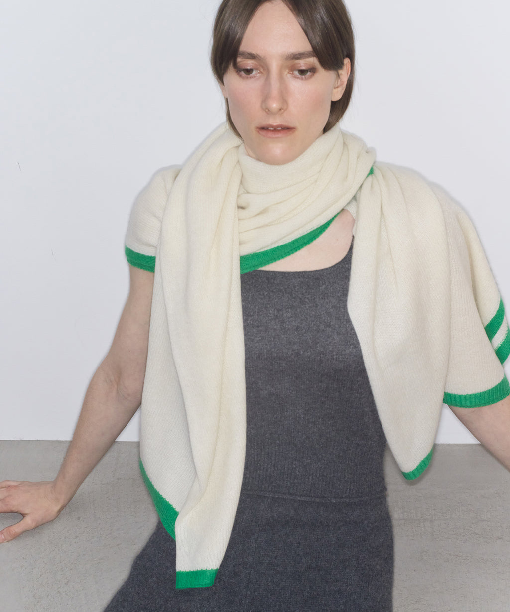 Mesh cashmere stole – elegancese